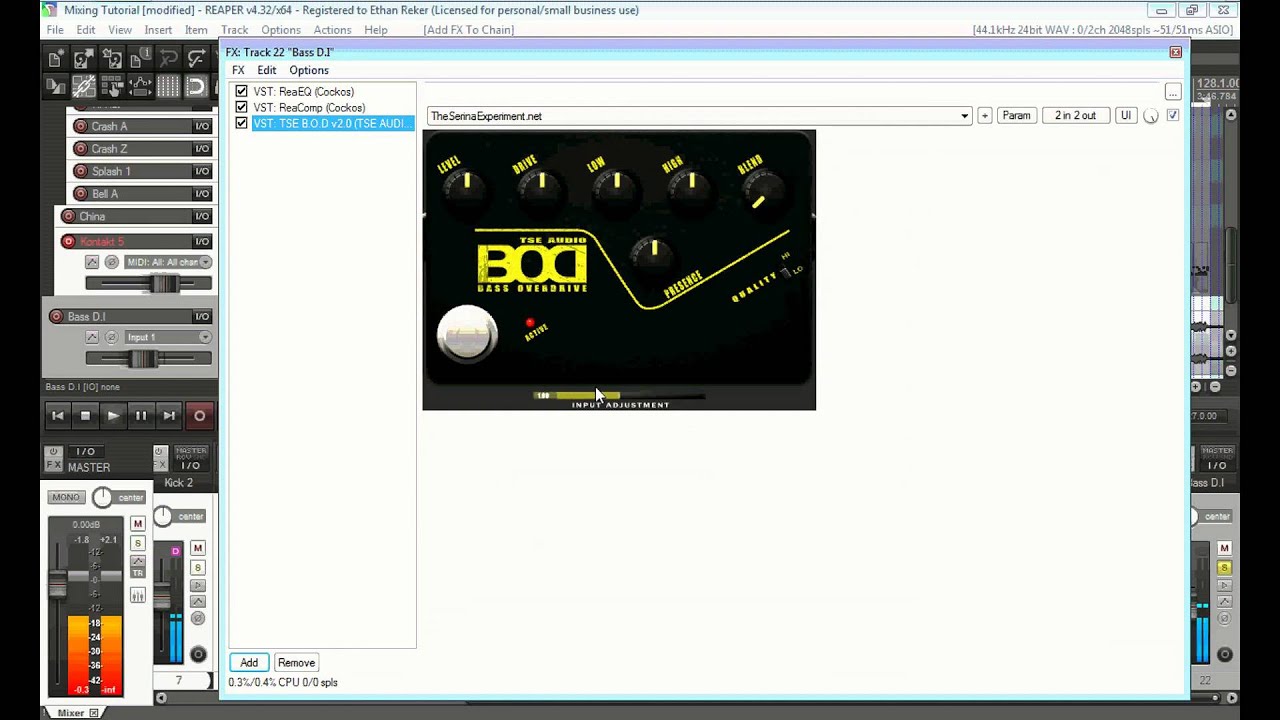 Mixing Metalcore Part 2 - Bass - YouTube