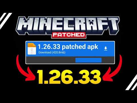 Minecraft 1.26.33.1 Patched Apk Mediafire | Minecraft 1.26.33.1 Download Review ! Update Review