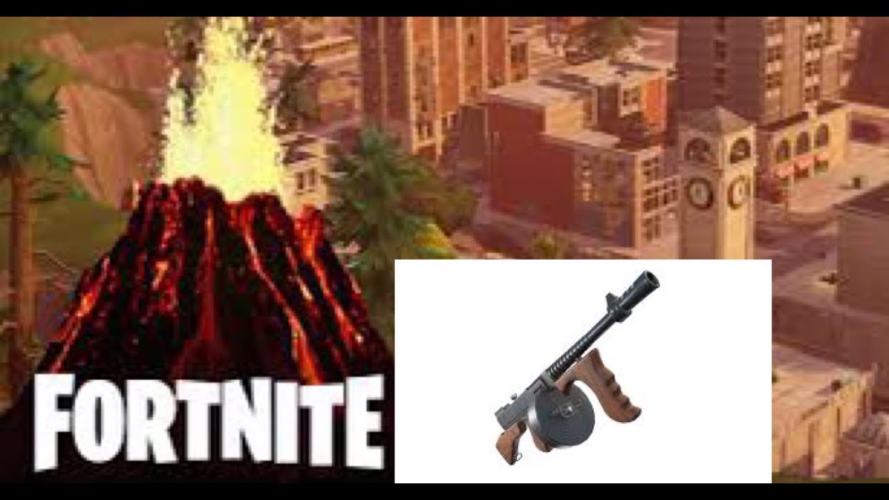 Drum Gun Back And Volcano Eruption|Fortnite Battle Royale - YouTube