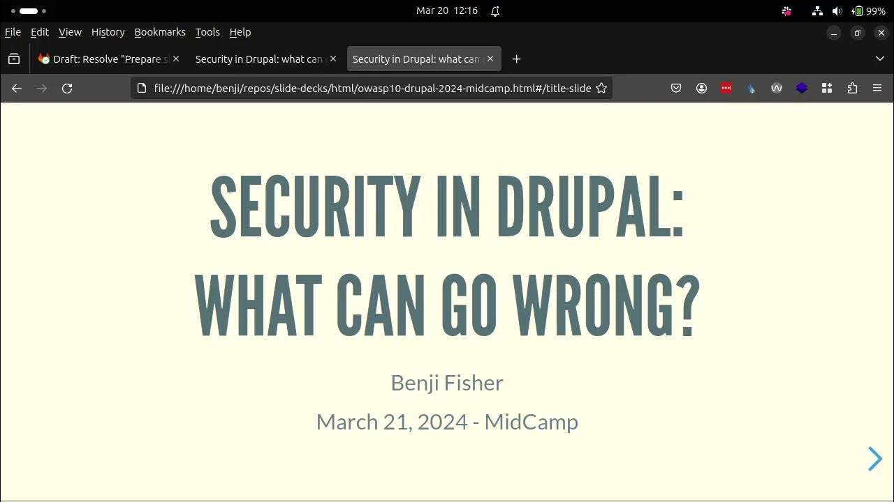 Security in Drupal: what can go wrong? - YouTube