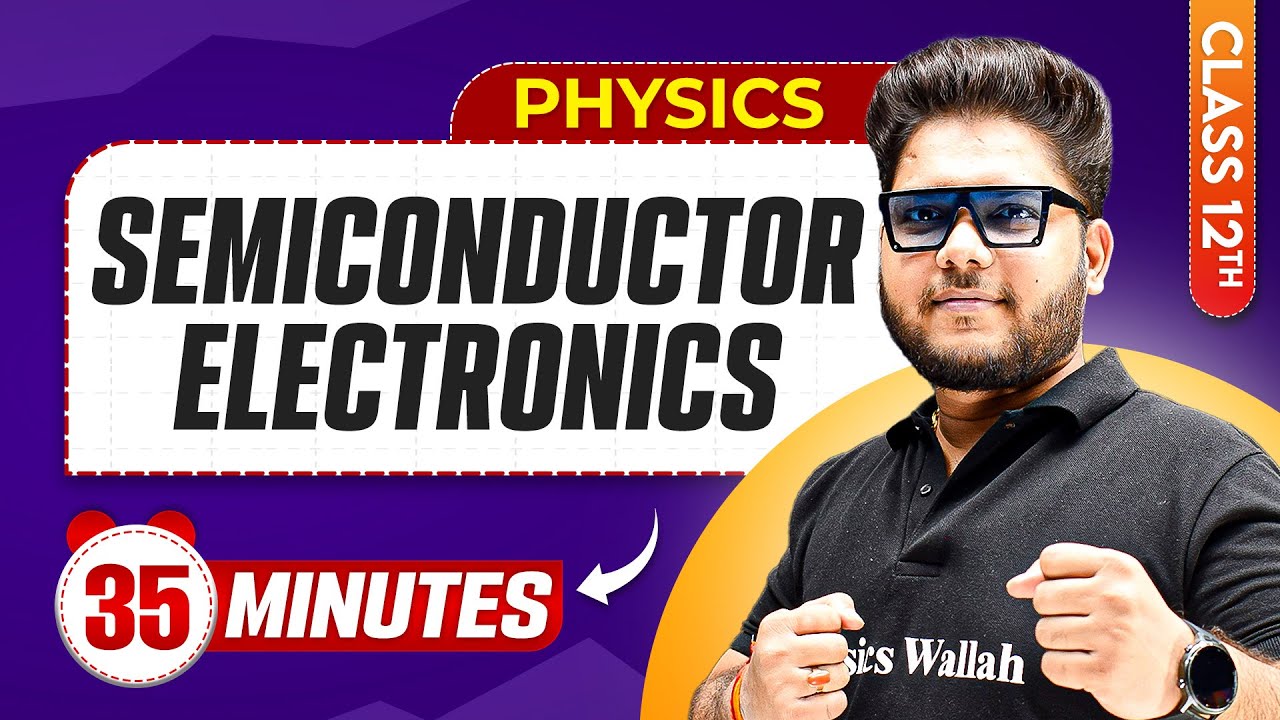 Semiconductor Electronics in 35 Minutes | Class 12th Physics | Mind Map ...
