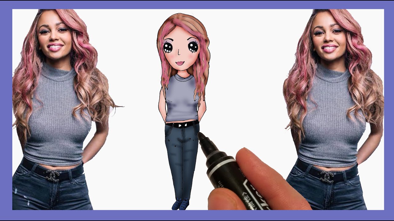 How to Draw Vanessa Morgan Actress | Learn to Draw - YouTube
