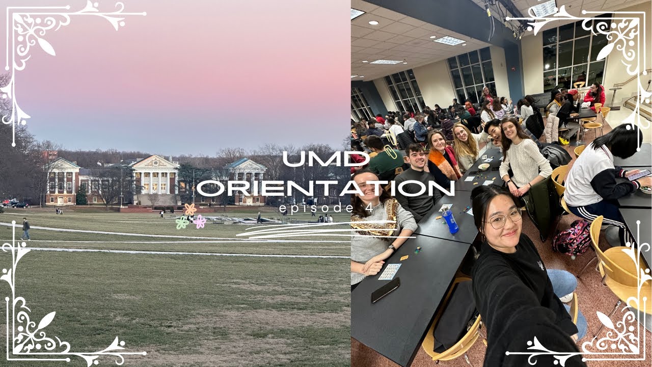 UMD college orientation week - bingo, karaoke, bars | ep 4: UMD ...