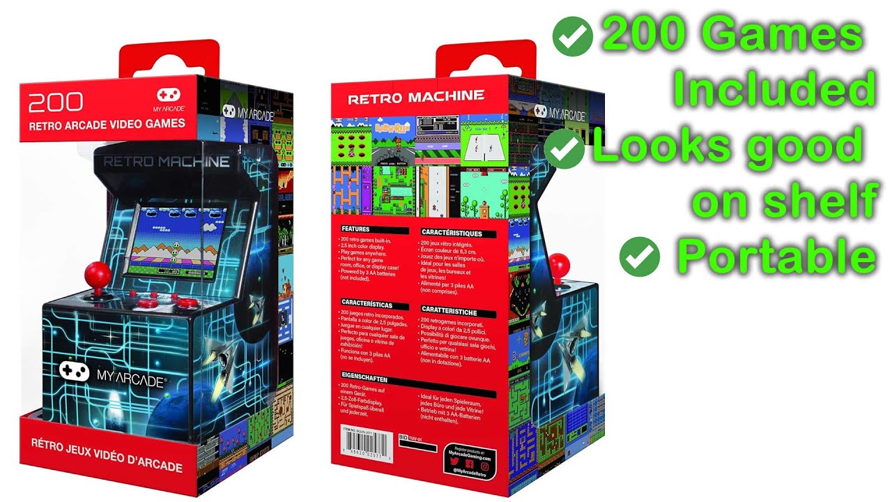 People Love This Mini Retro Arcade Machine - YouTube