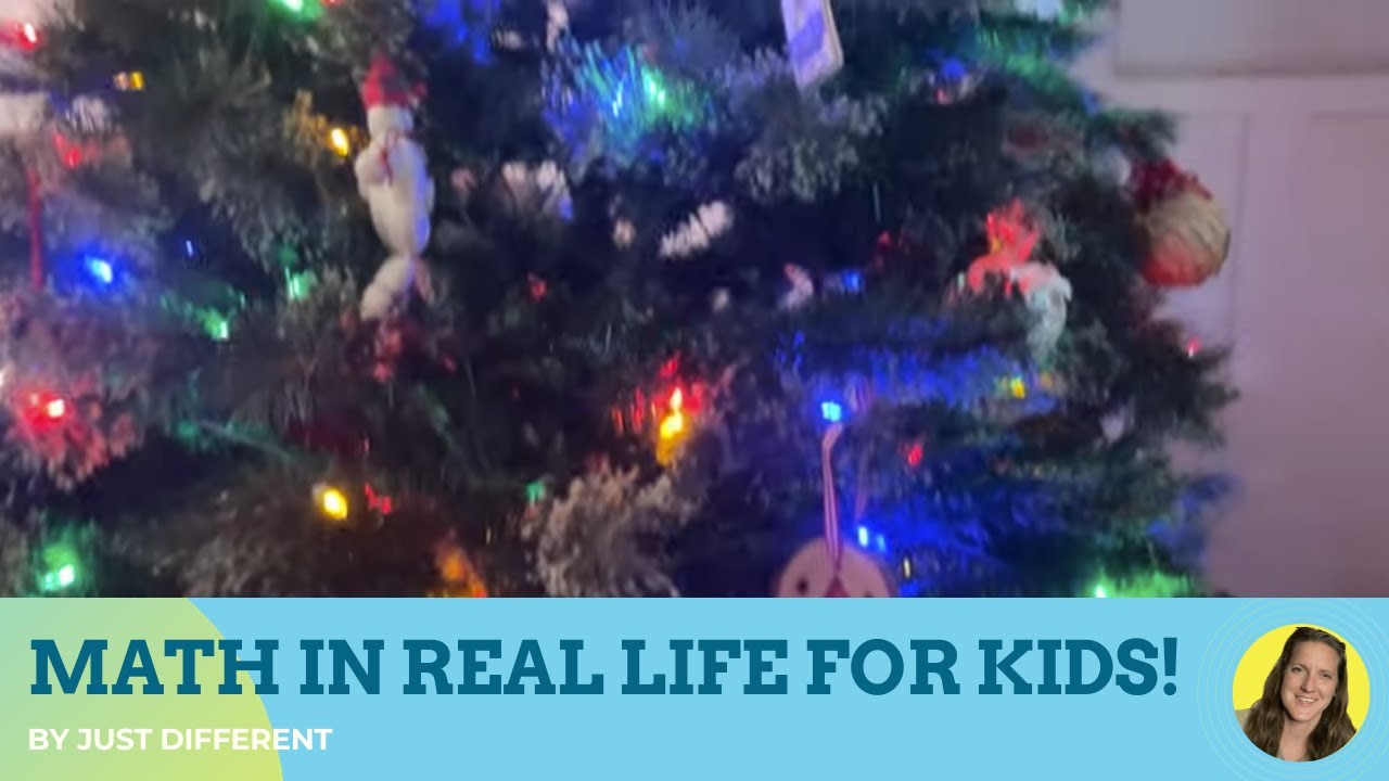 Math in Real Life for Kids! Christmas tree math! - YouTube