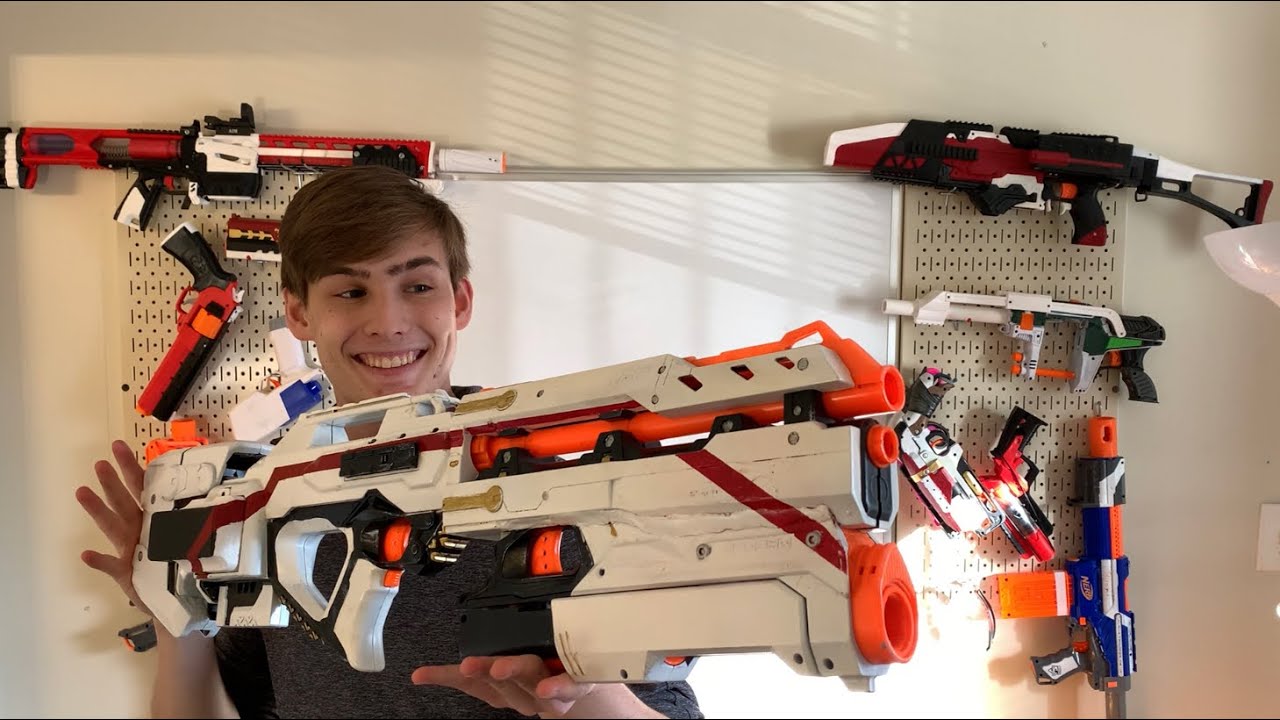 My first build! Nerf integration. - YouTube