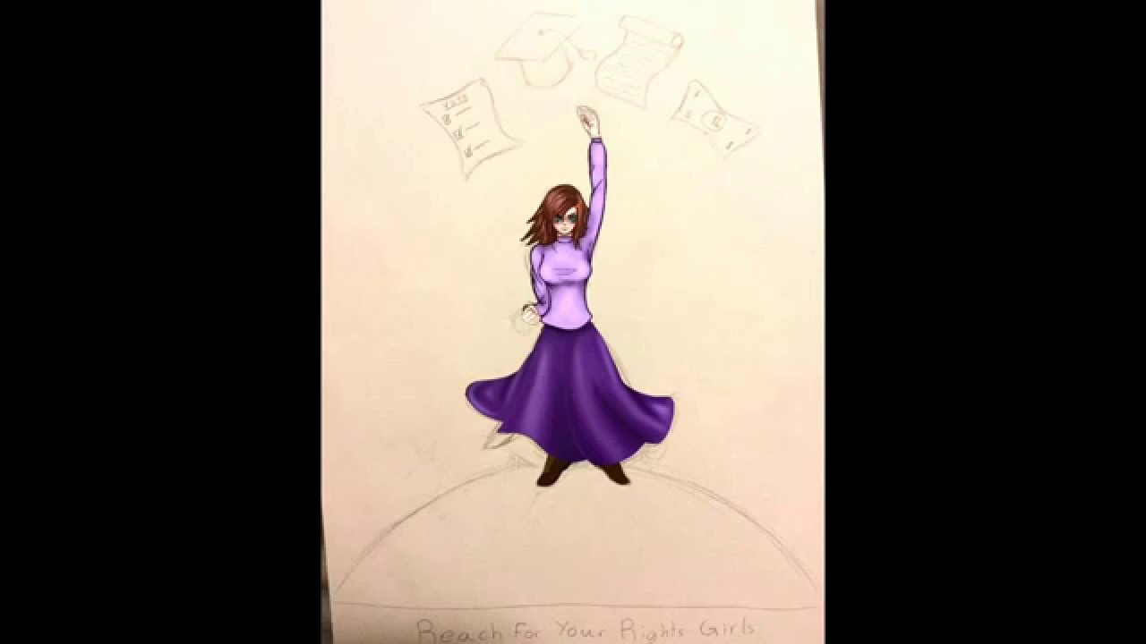 Political Cartoon: Women's Rights - My Digital Artwork - YouTube