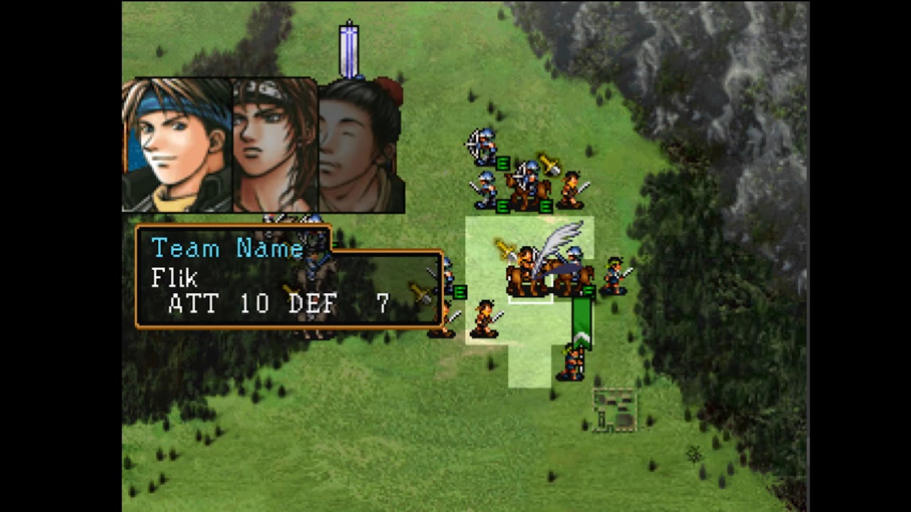 Suikoden II (PSX) War Battle 3: Stalling the Highland Army - YouTube