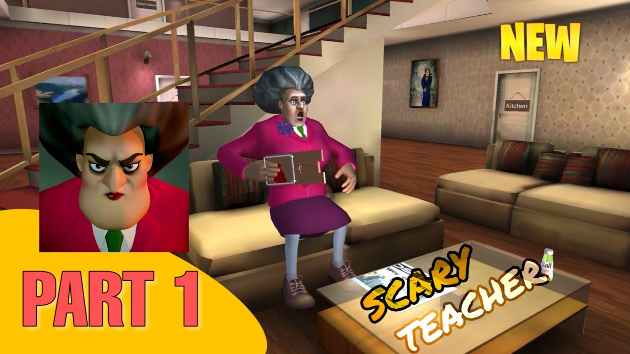 Scary Teacher 3D Gameplay Walkthrough Part 1 - YouTube