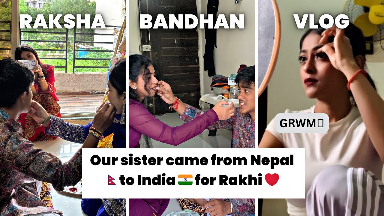 Raksha Bandhan Vlog ️Our sister came from Nepal🇳🇵to India🇮🇳 for Rakhi🥹# ...