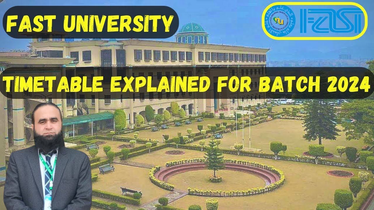 Fast Universality | Timetable Explained for 2024 Batch - YouTube