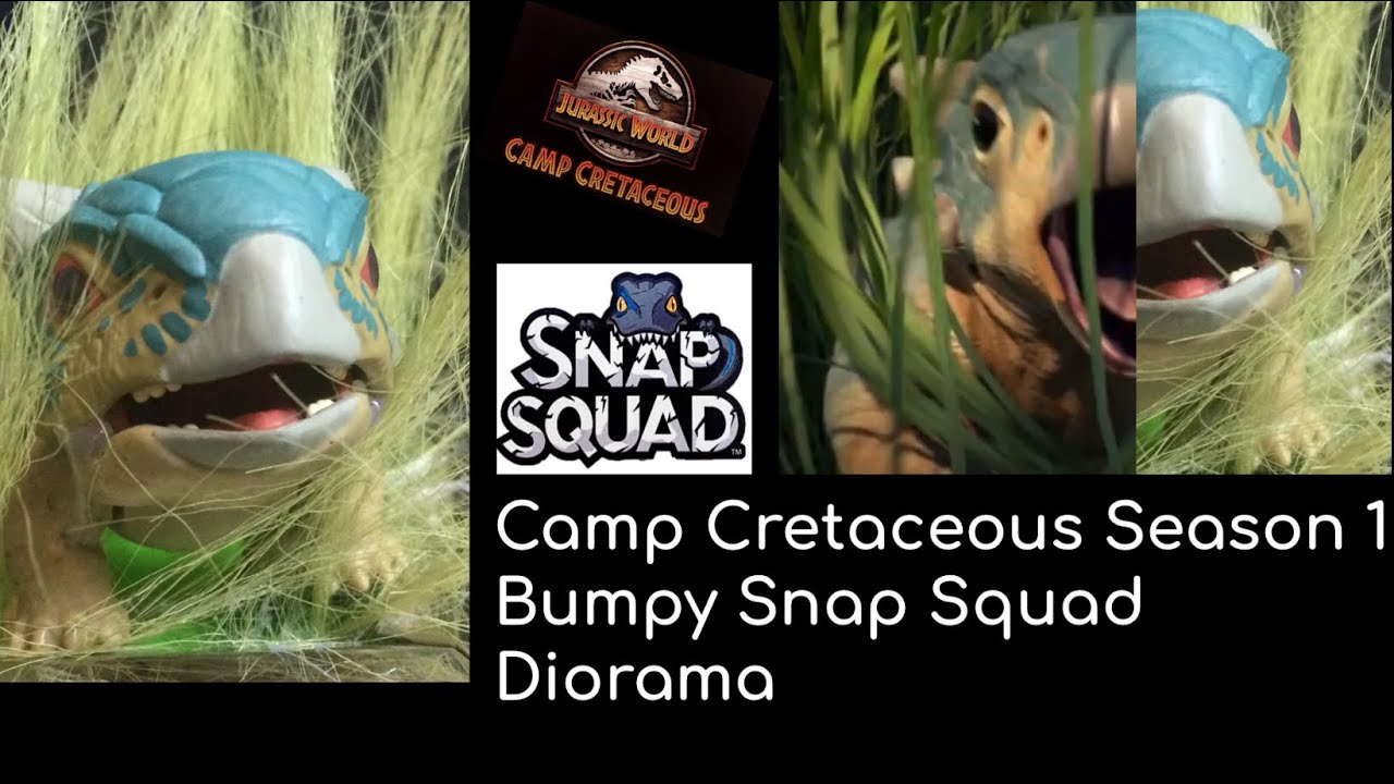 Bumpy Camp Cretaceous Season 1 Snap Squad Diorama - YouTube