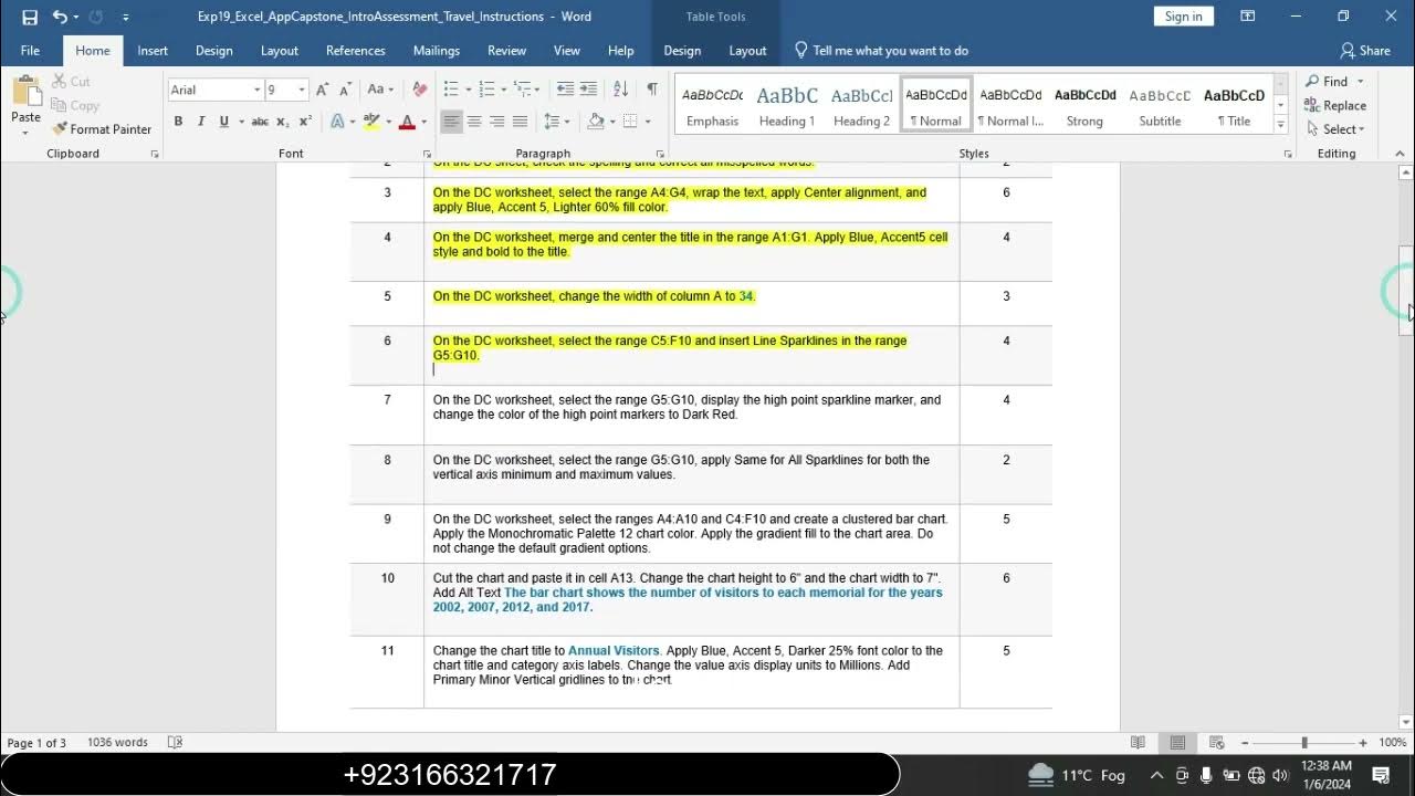 Exp19_Excel_AppCapstone_IntroAssessment_Travel | Full Course Deal Contact Us - YouTube
