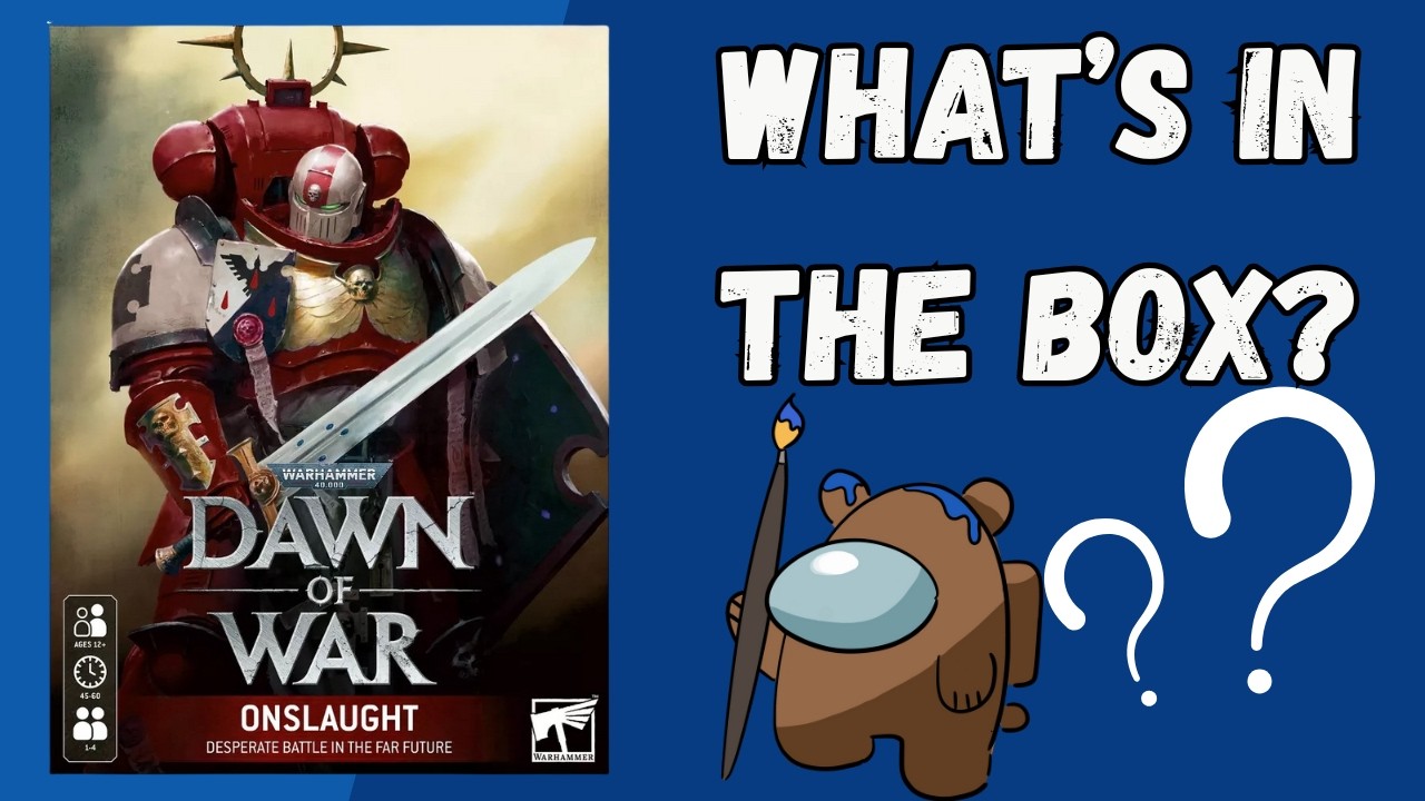 What's Inside the Dawn of War Onslaught Box? - YouTube