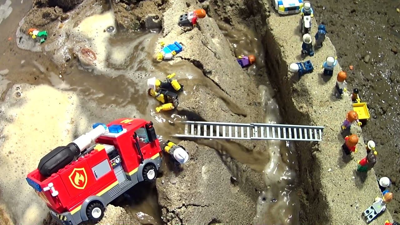 Top Lego Dam Breaches #3 Lego Natural Disasters - YouTube