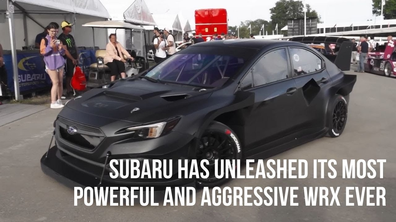 Subaru! The 670hp/9.500rpm 2024 Subaru WRX ‘Project Midnight’ Time ...