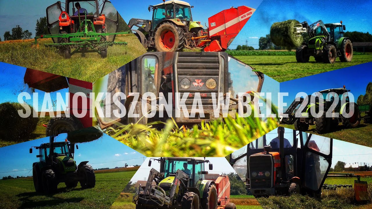 Sianokiszonka w bele 2020 ★ ★ ★ [Claas Celtis 456 Plus, MF 255, Metal ...