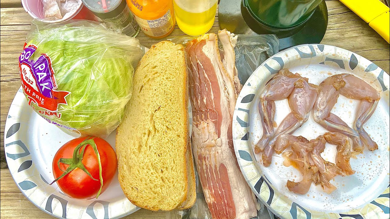 COOK COMPILATION: Frog Leg Tacos, Frog BLT, Bluegill and Trout Tacos ...