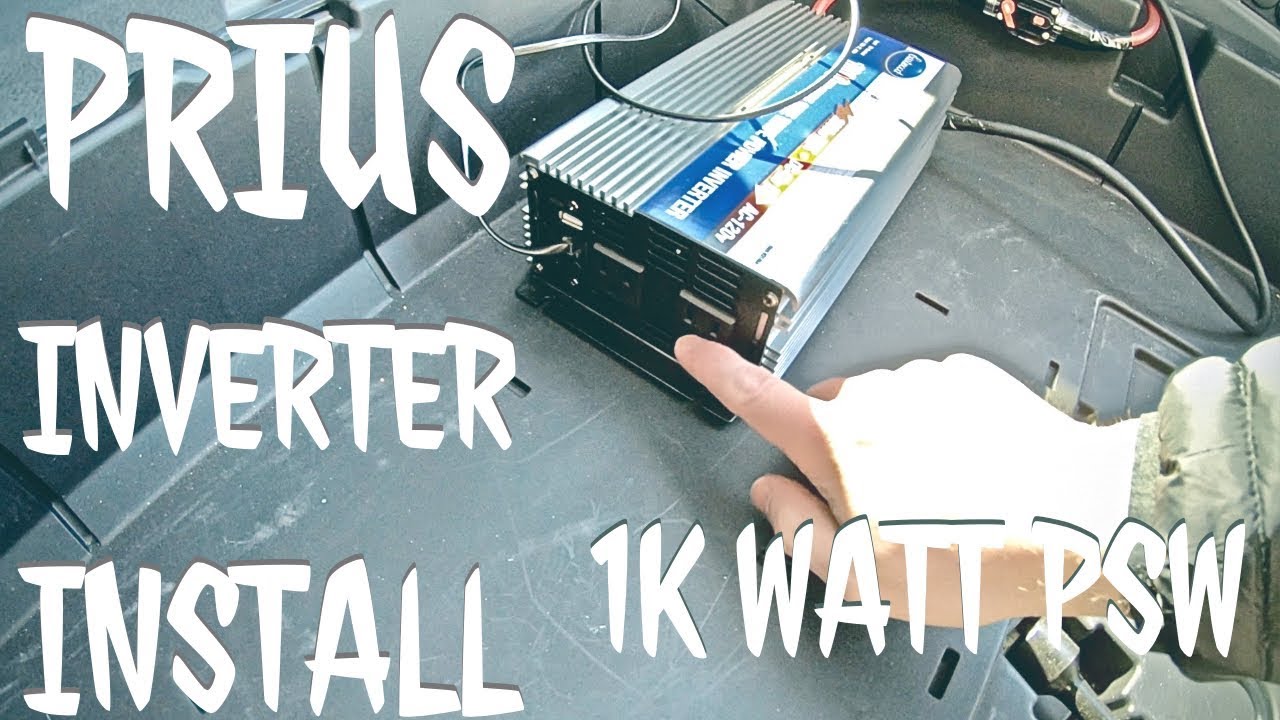 Prius Pure Sine Wave Inverter Installed! 🚙👍⚡️ - YouTube