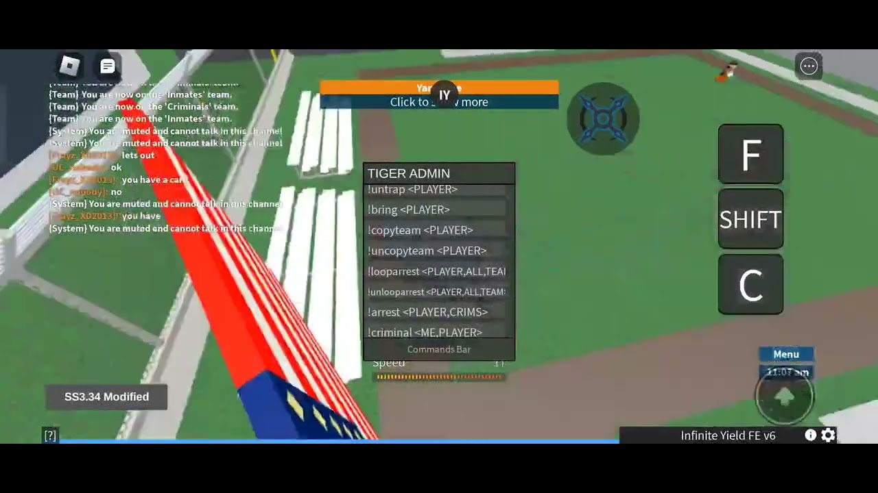 Best Prison Life Admin Script | Tiger Admim - YouTube