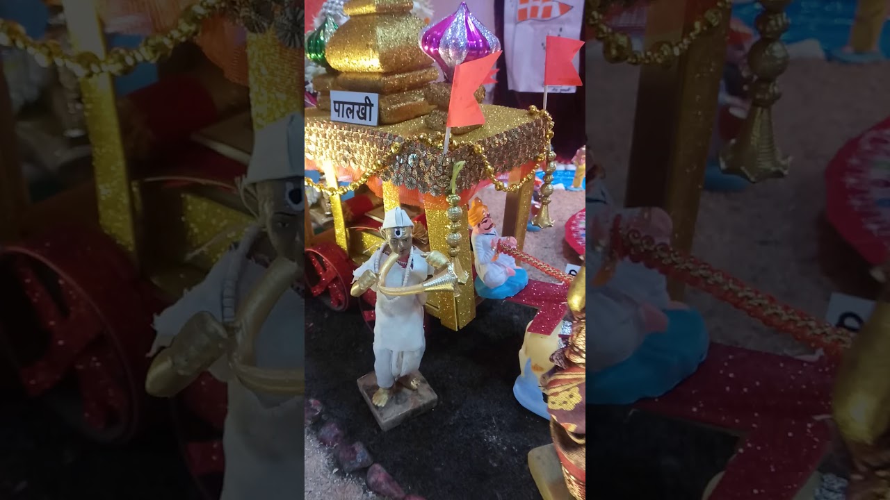 Pandharichi wari Ganapati decoration 2019 - YouTube