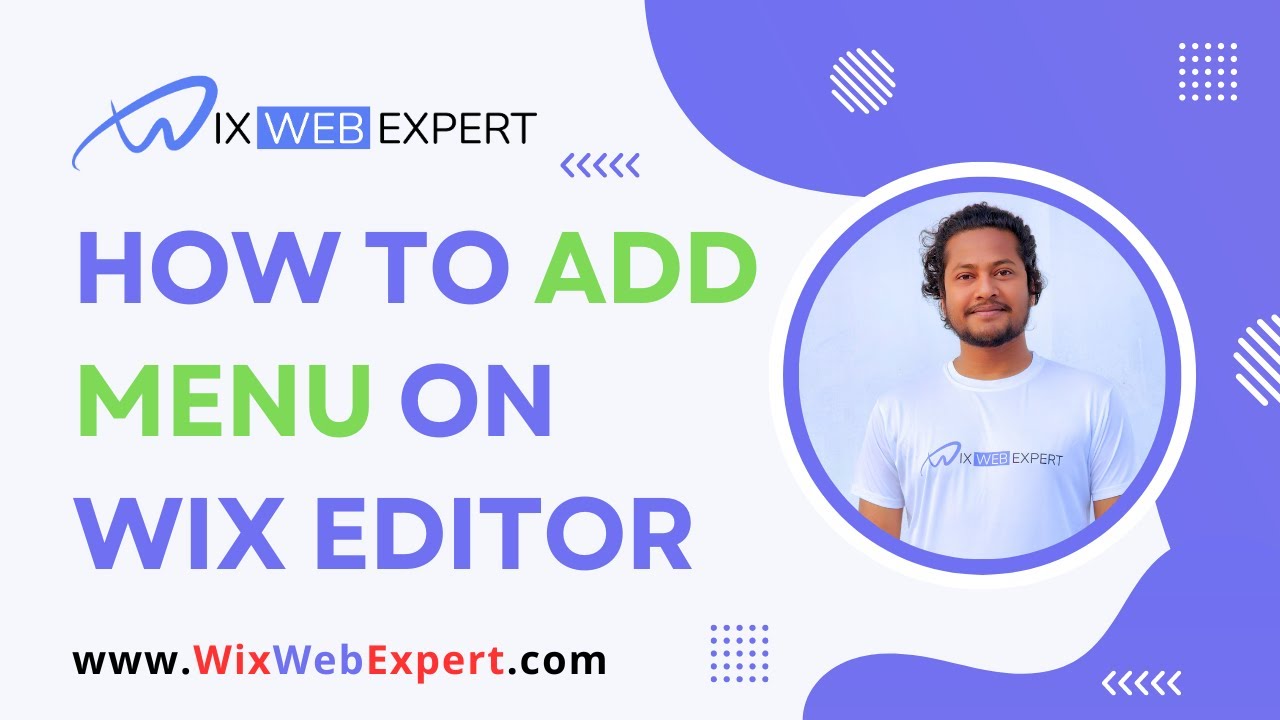 How to add menu on Wix Editor - YouTube