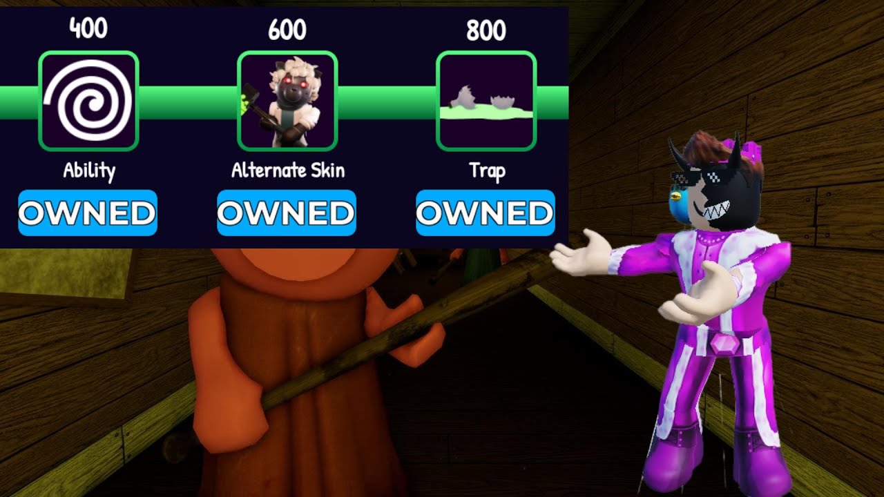 (Roblox Piggy) The new Skin And trap And Also New Ability! - YouTube