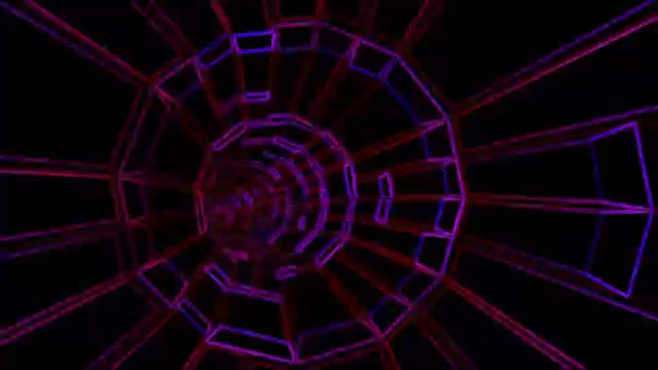 3D neon tube animation - YouTube