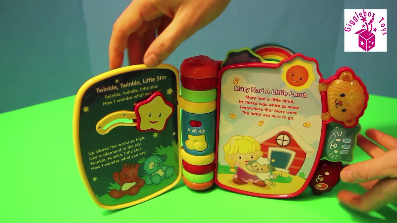 Baby Toys Review 2015 - - VTech Rhyme & Discover Book - YouTube