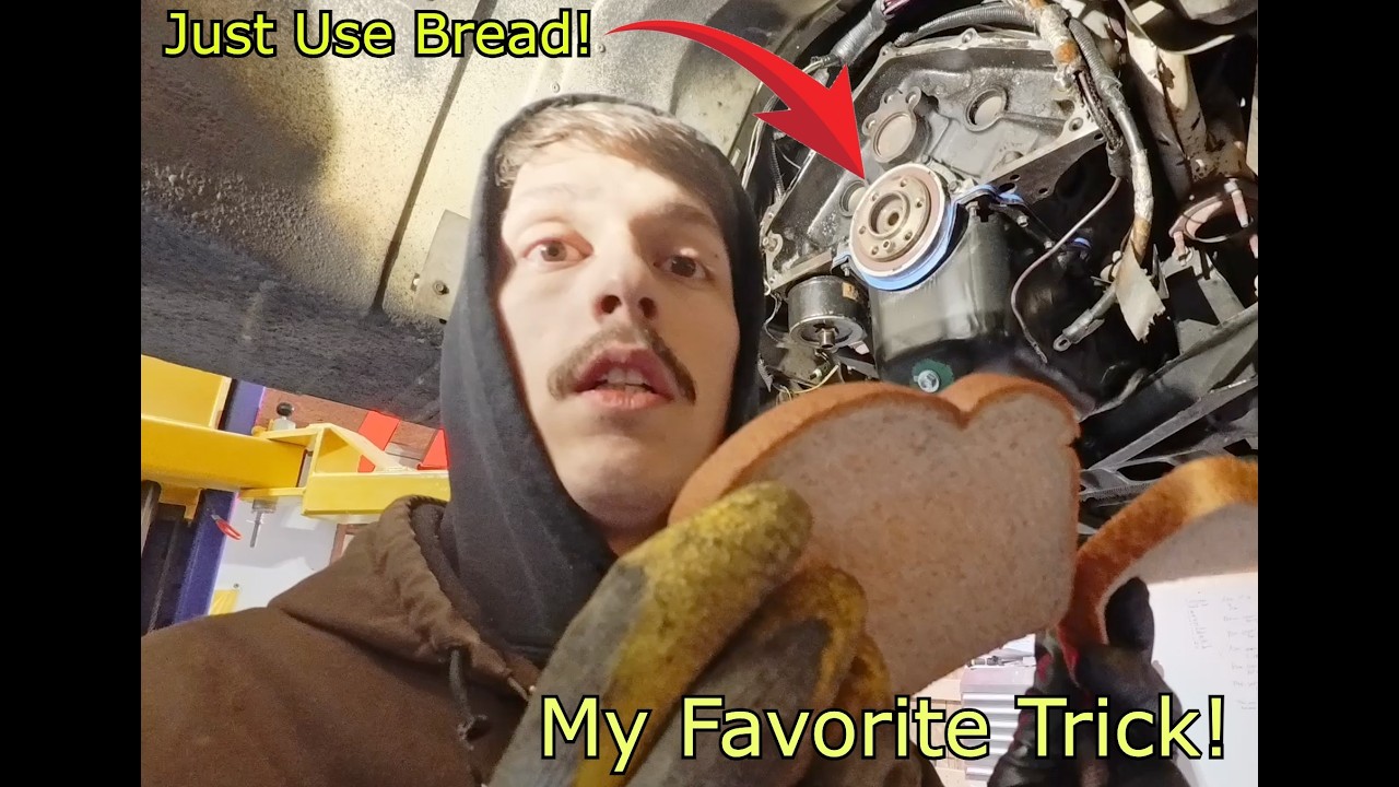 We Removed a Pilot Bearing Using Just Bread - YouTube