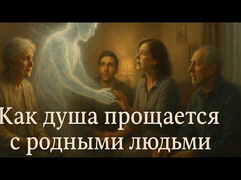 Как Душа умершего человека приходит прощаться с родными людьми