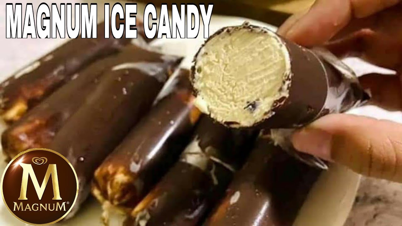 ICE CANDY HOMEMADE RECIPE | MAGNUM ICE CREAM HOMEMADE - YouTube