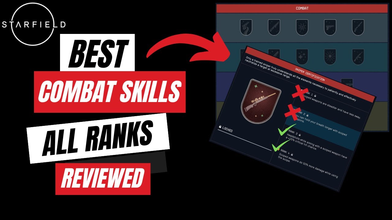 Best Skills in Starfield - Complete COMBAT SKILLS Guide - ALL RANKS ...