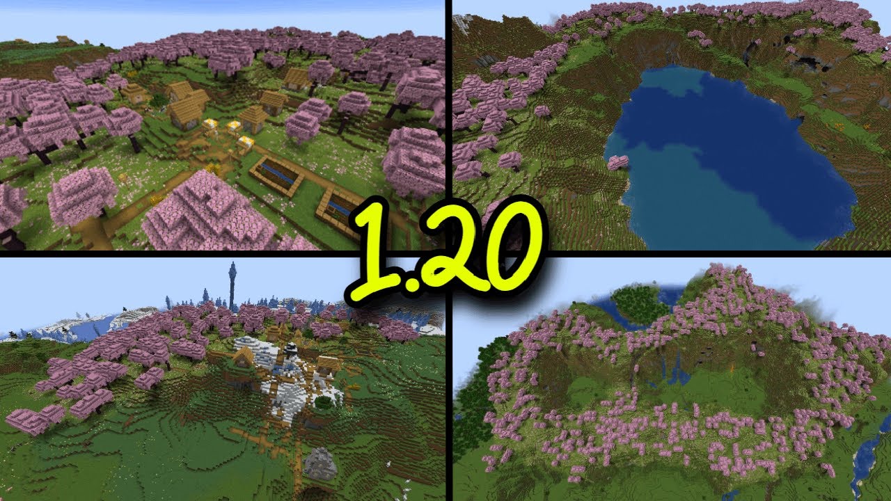 13 BEST Cherry Grove Seeds for Minecraft 1.20 (Java & Bedrock) - YouTube