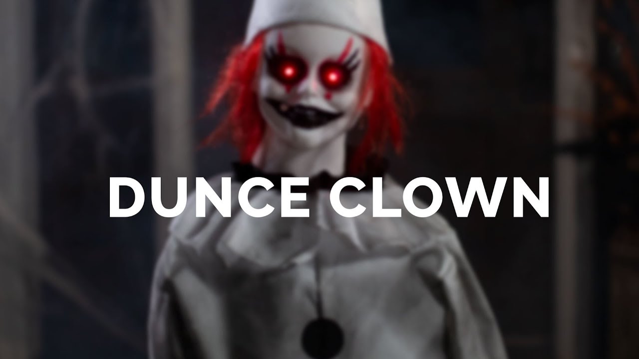 Animated Dunce Clown Decoration - YouTube