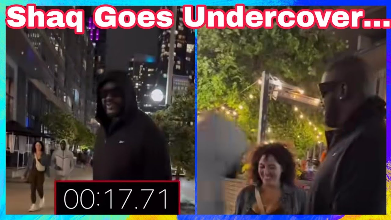 Shaq Goes Undercover… Guess How Long It Lasted? 😭😂 - YouTube
