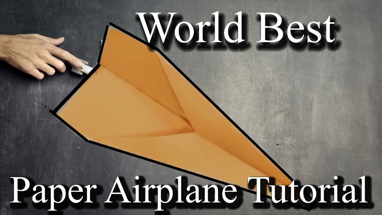 How to Fold a Paper Plane That Glides Effortlessly | How to Make a ...