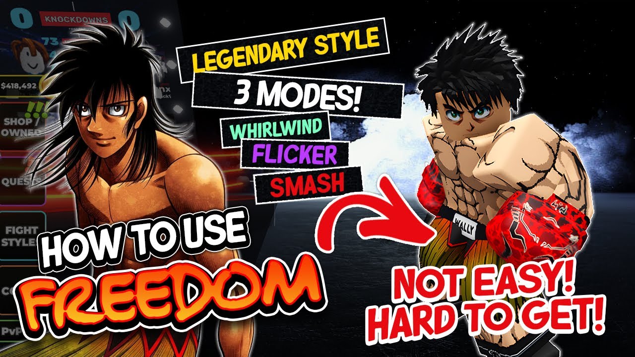 HOW TO USE FREEDOM STYLE LIKE A PRO | UNTITLED BOXING GAME - YouTube