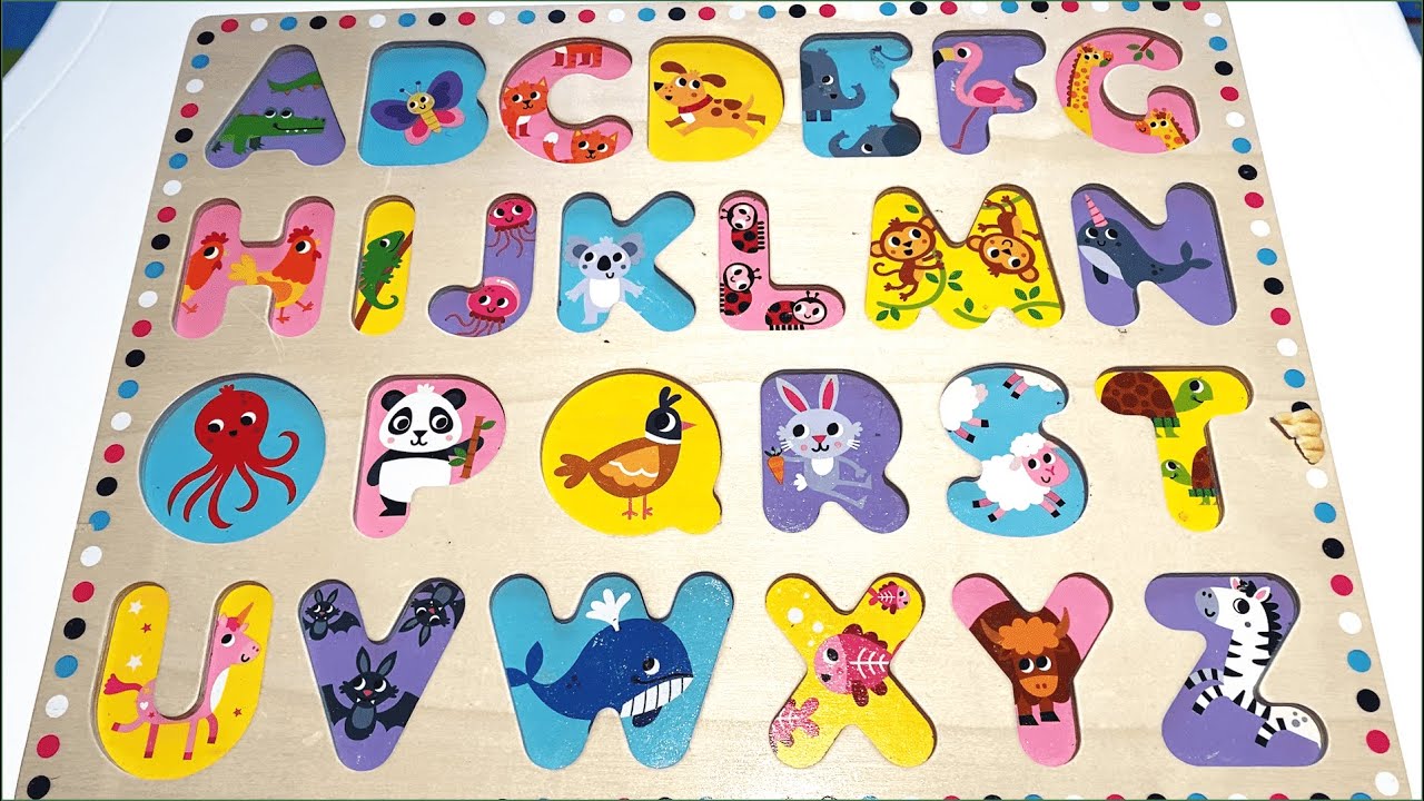 Discover the ABC Puzzle with Animals | Learning Video for Preschoolers ...