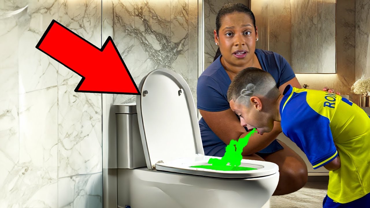 He Can’t Stop Throwing Up Prank On Mom - YouTube