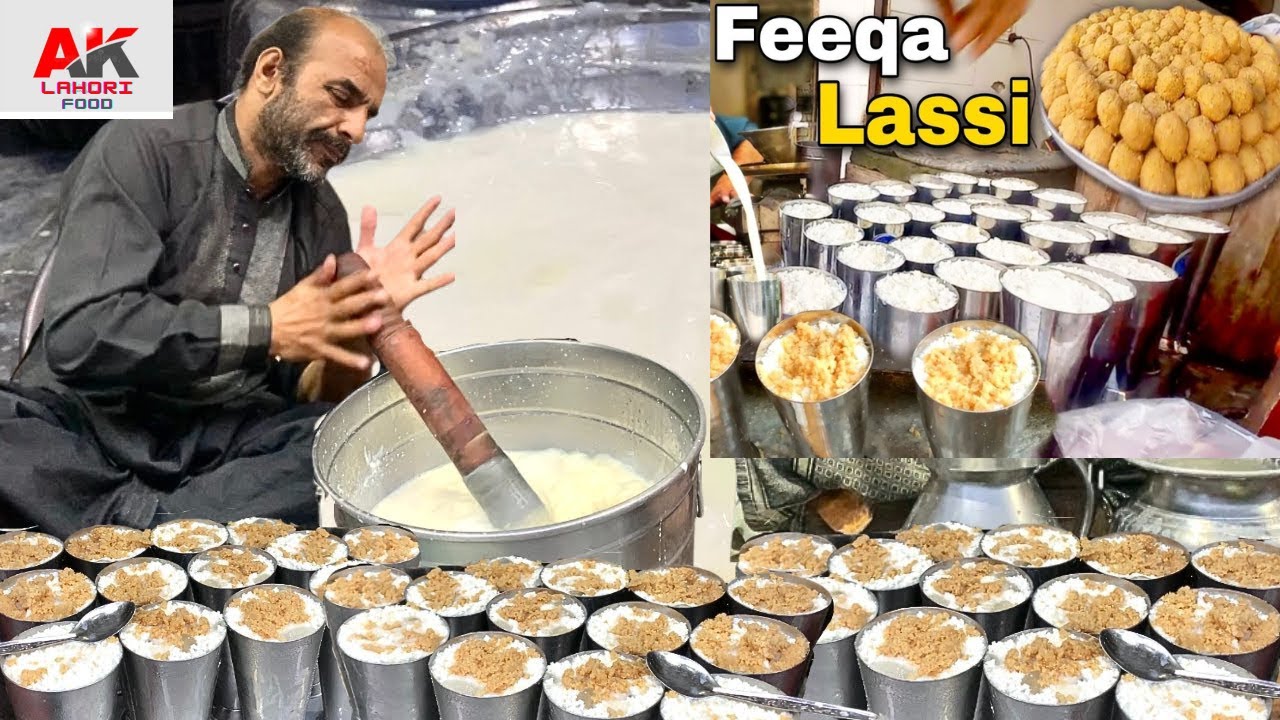 Feeqa Lassi Wala || Gawalmandi Lahore Pakistan || Ak Lahori Food # ...