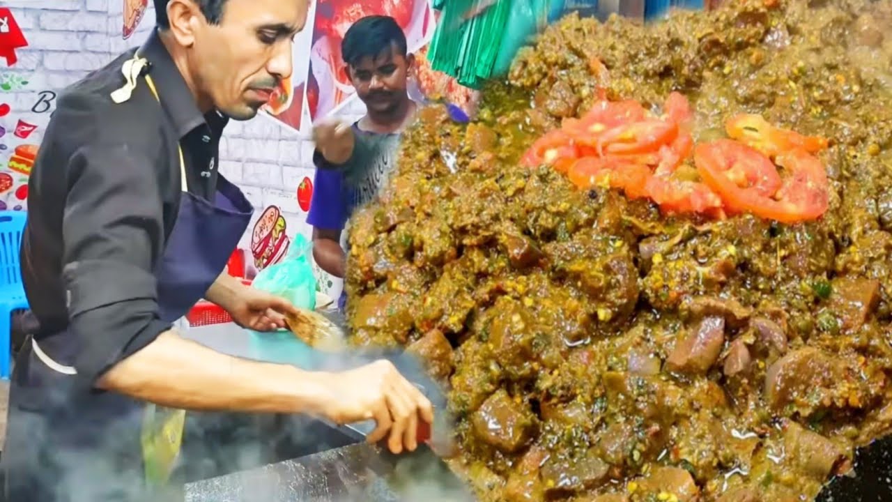 MUTTON TAWA KALEJI || Masala Tawa Fry Kaleji || Fried Liver Recipe ...