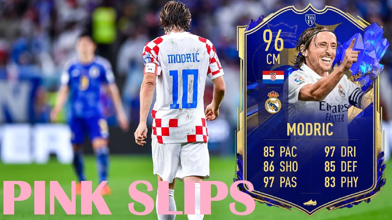 RIDICULOUS TOTY MODRIC PINK SLIPS | FIFA 23 - YouTube