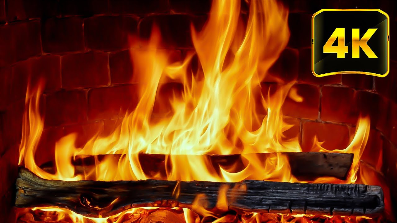 Fireplace 4K for TV | Cozy Fireplace Ambience 4K UHD | 3 Hours Relaxing ...