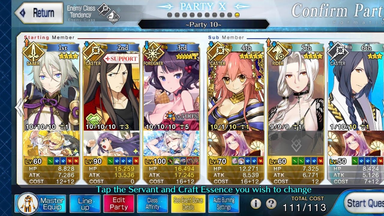 [FGO NA] Class advantage? You eat? Hokusai 3T setup - YouTube