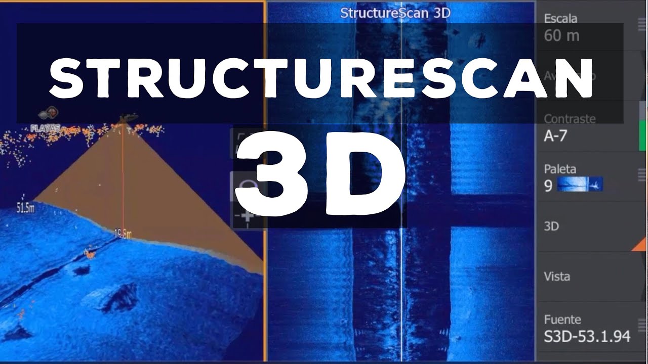STRUCTURESCAN 3D LOWRANCE ESPAÑOL - YouTube