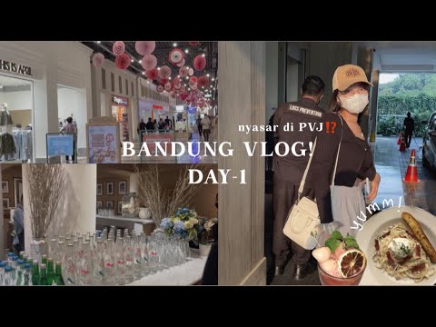 BANDUNG VLOG! - day 1 | kesasar di eskalator!?? - YouTube