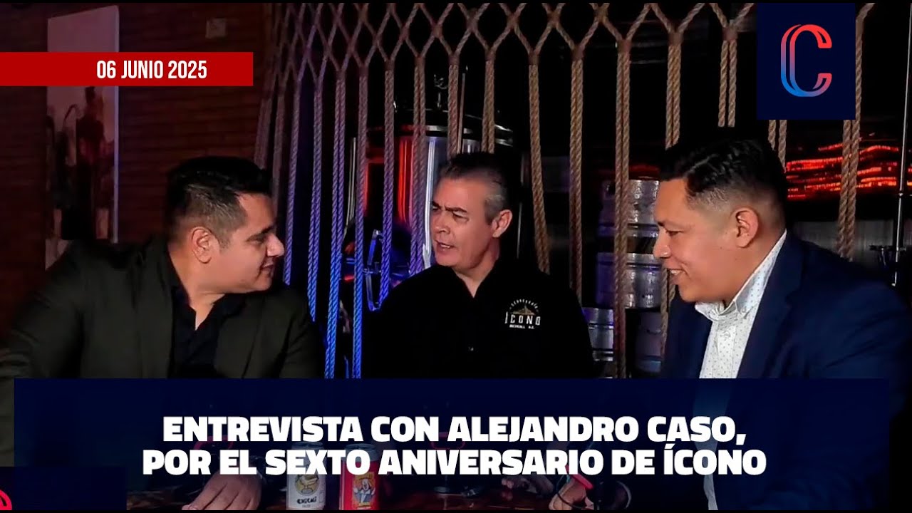 Entrevista con Alejandro Caso, por el sexto aniversario de Ícono - YouTube
