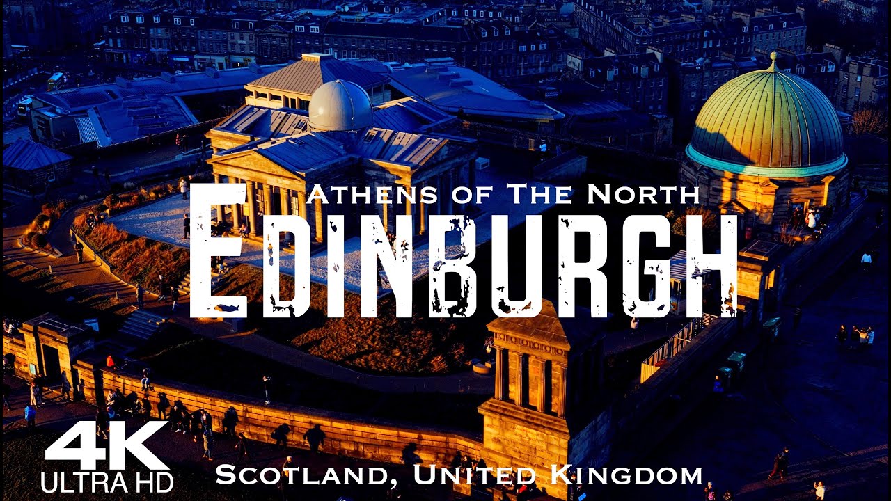 EDINBURGH 2023 🏴󠁧󠁢󠁳󠁣󠁴󠁿 Drone Aerial 4K | Scotland United Kingdom - YouTube
