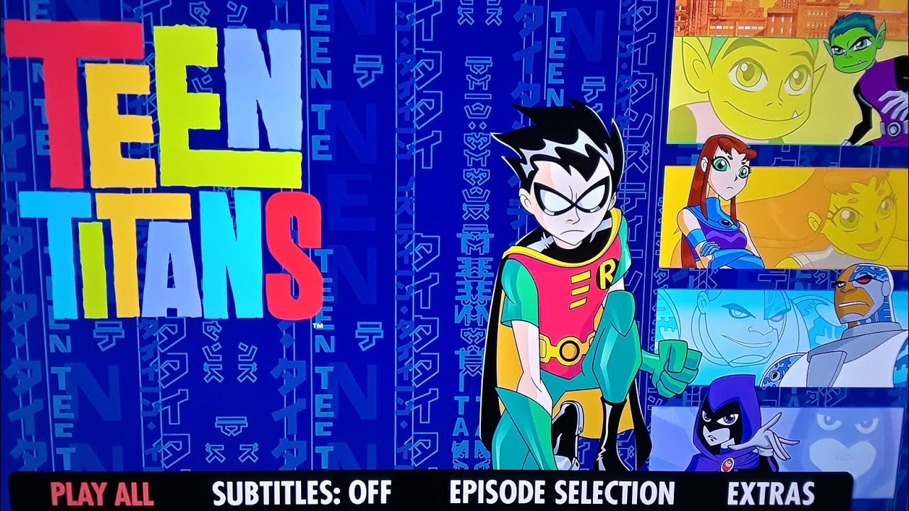 Cartoon Menu Review #23 Teen Titans Blu-rays - YouTube
